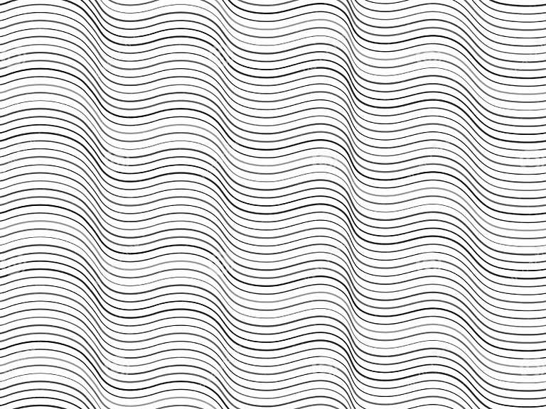 Wavy Line Seamless Pattern. Universal Vector Texture Stock Vector ...