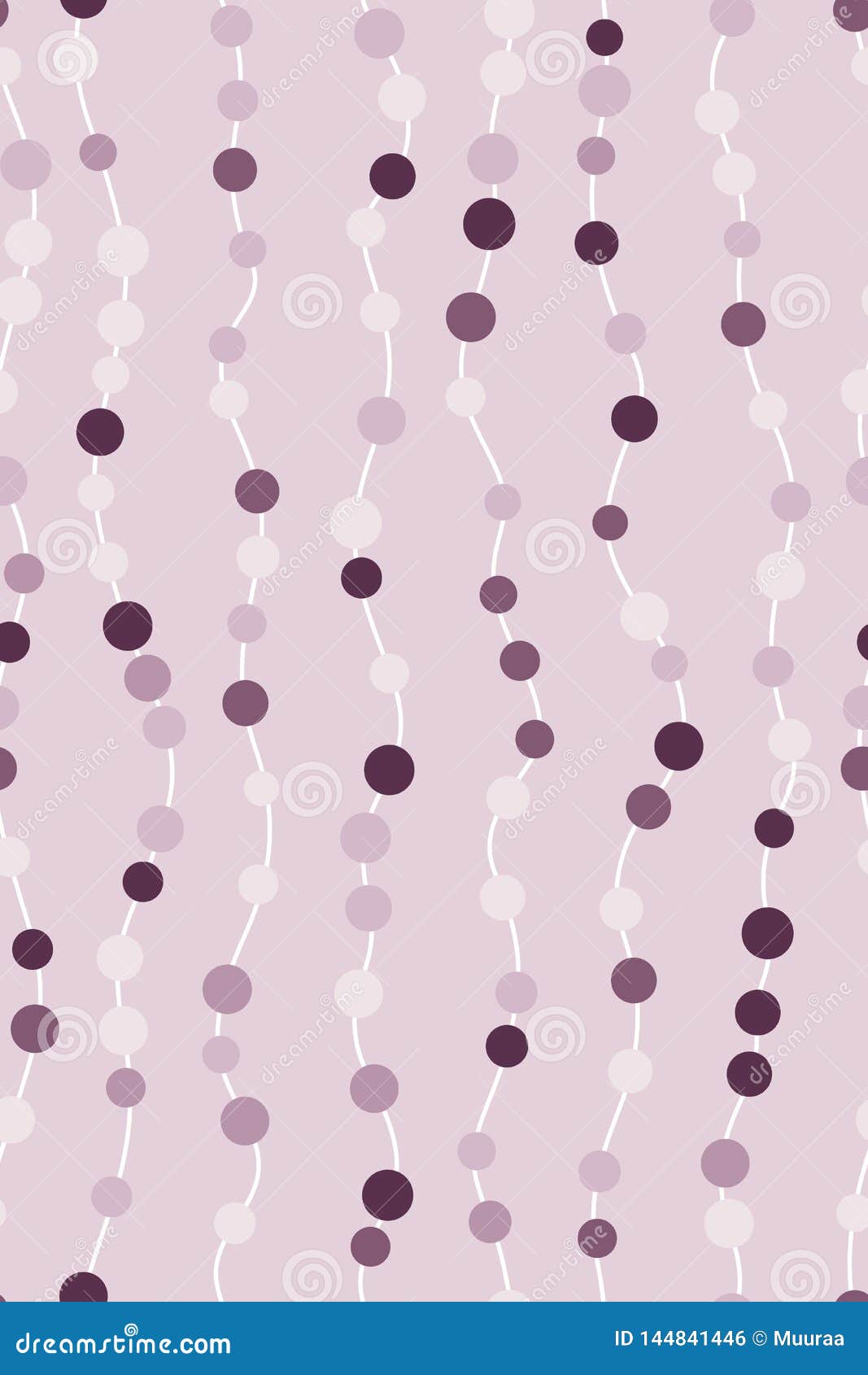 Wavy Linear Stripes with Dots Stock Illustration - Illustration of ...