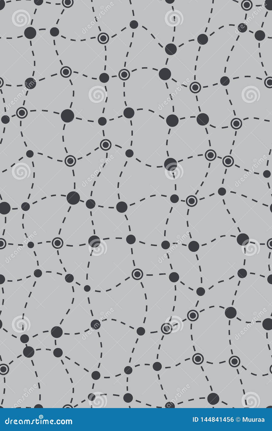 Wavy Linear Stripes with Dots Stock Illustration - Illustration of ...