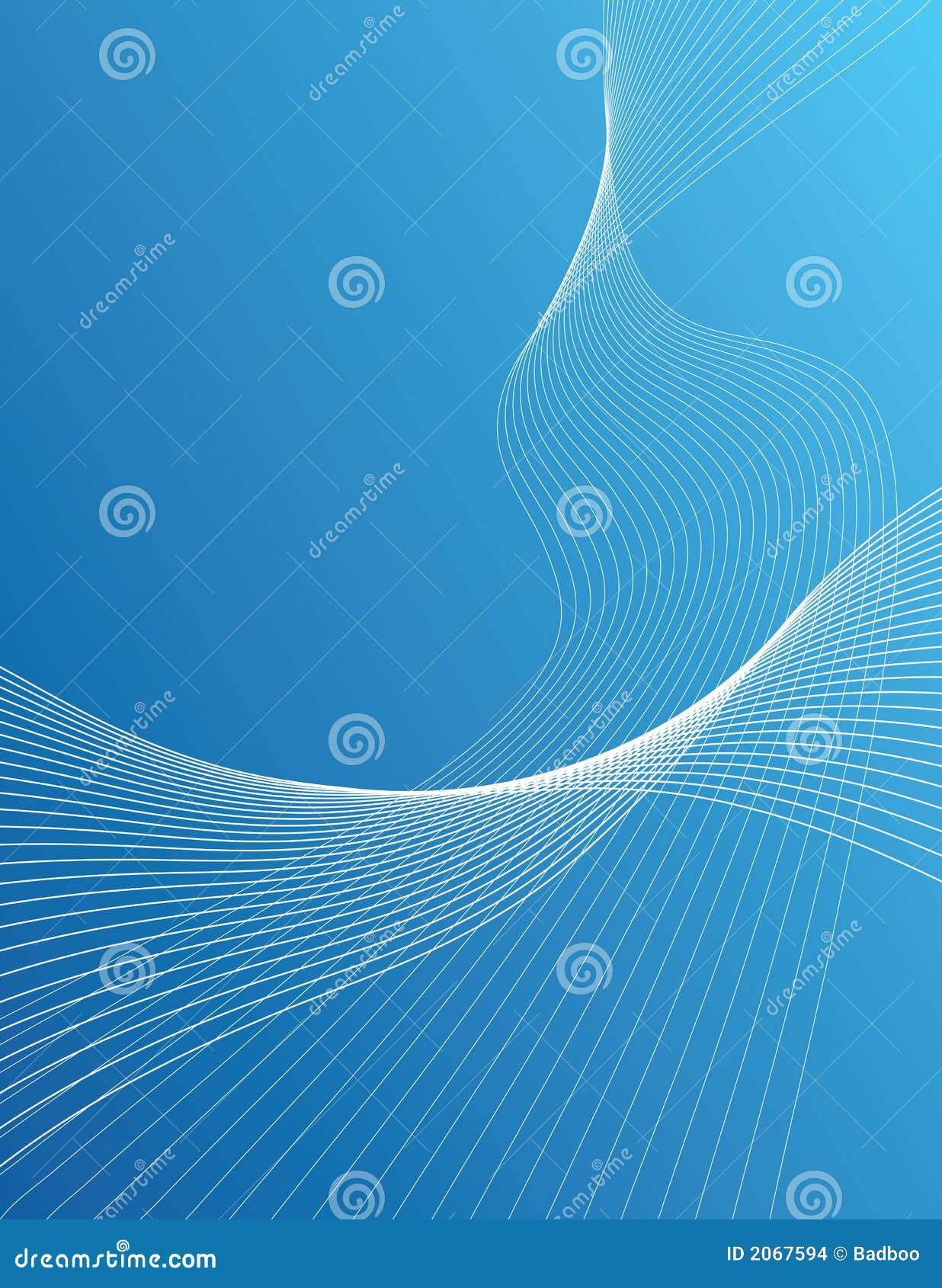 Wavy lines stock vector. Illustration of technology, effect - 2067594