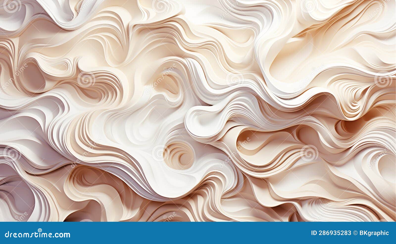 Wavy Lines Abstract Background Wave Distortion Pattern, White and Gray ...