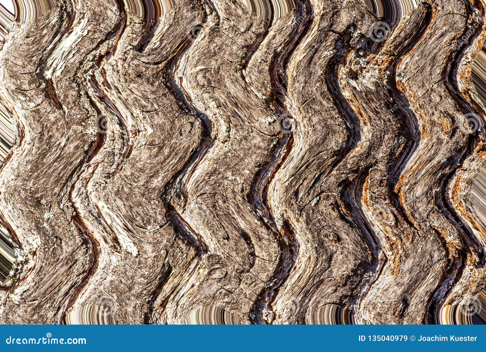 Wavy Lines Based on a Tree Bark Stock Image - Image of colors, design ...