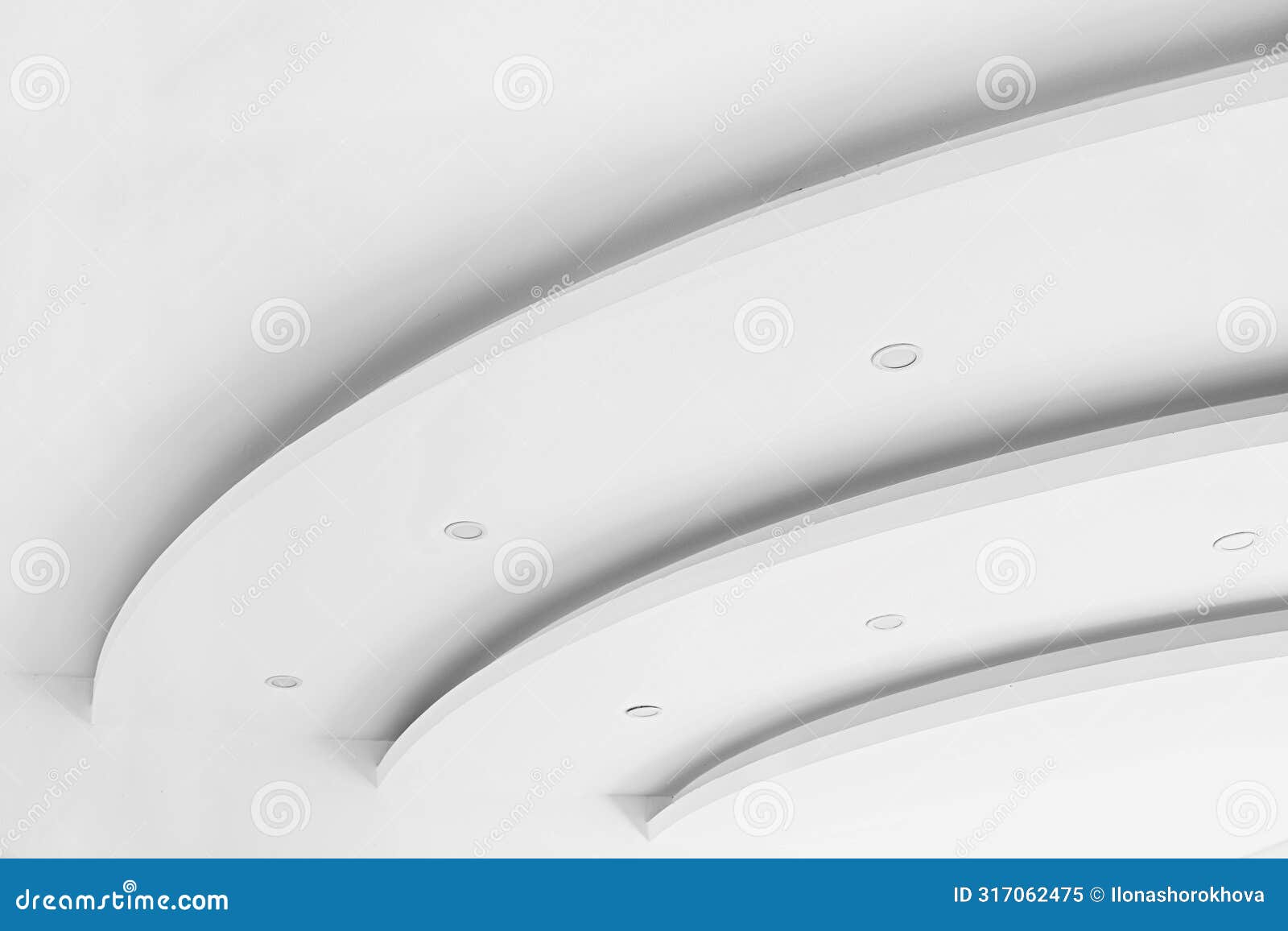 Wavy Lines Form Three Dimensional Gypsum Ceiling, Interior Design ...