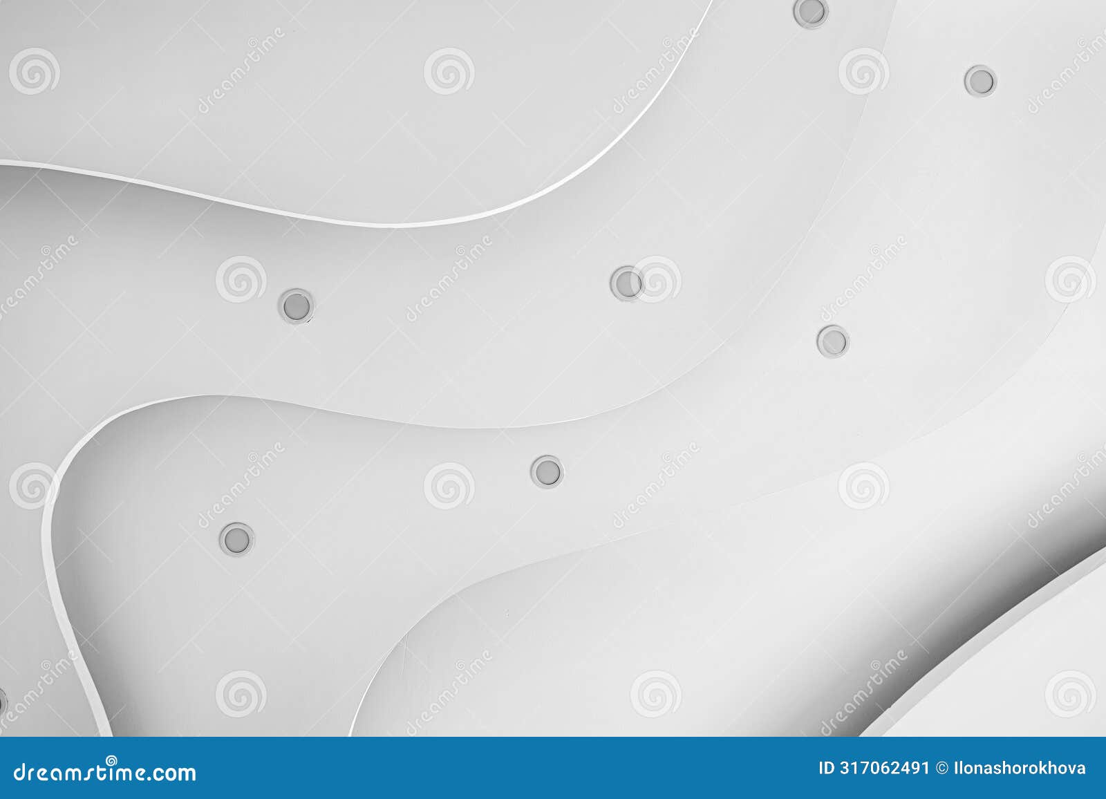 Wavy Lines Form Three Dimensional Gypsum Ceiling, Interior Design ...