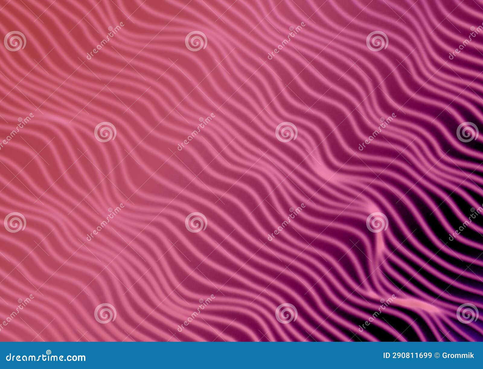 Wavy Lines on a Gradient Background. Illustration for Banners, Posters ...