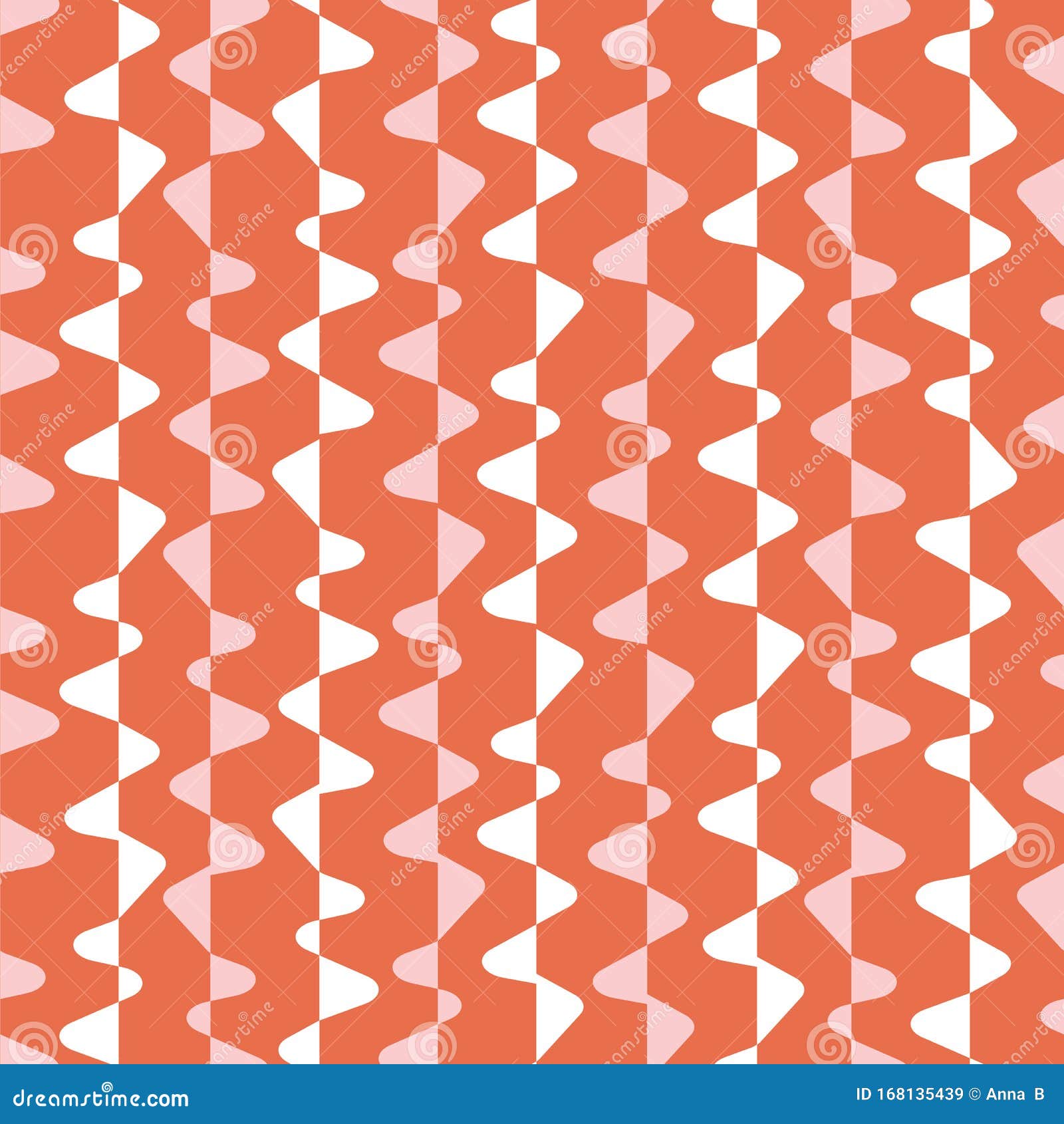 Wavy Lines Pattern. Abstract Vector Seamless Repeat Background Design ...