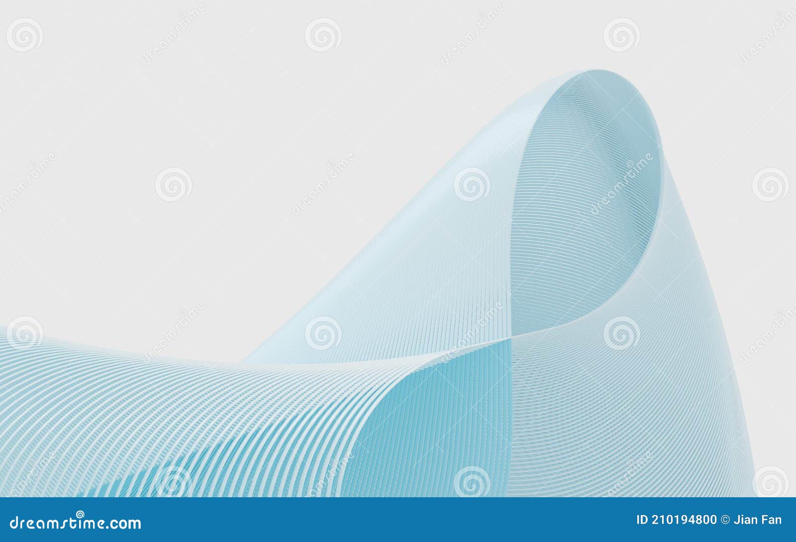 Wavy Lines Pattern Background, Curve Structure, 3d Rendering Stock ...