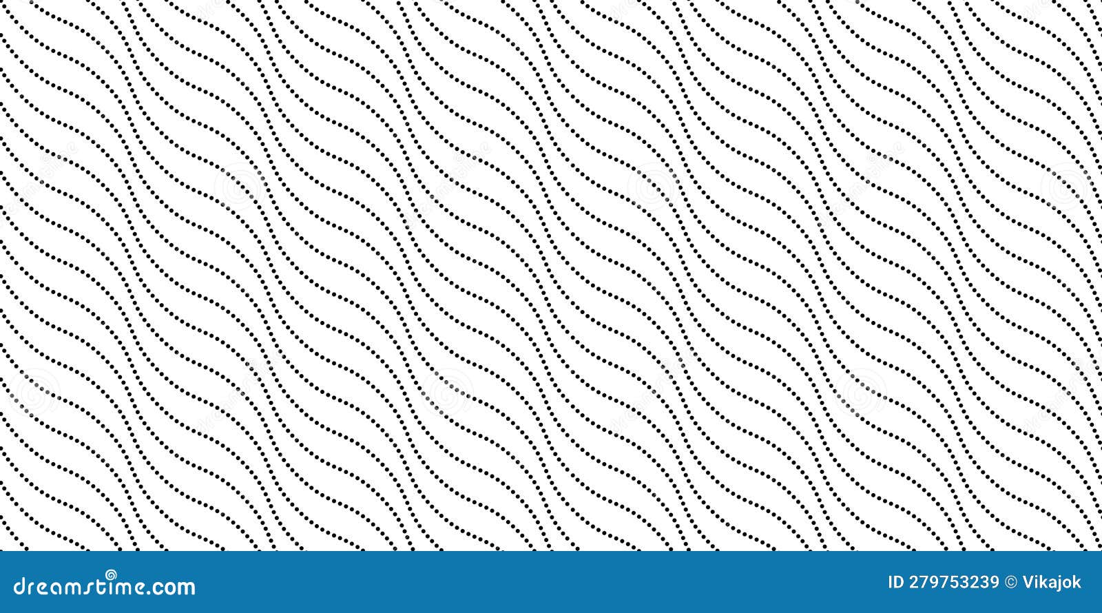 Wavy Lines Seamless Pattern. Undulate Stripes Repeating Background ...