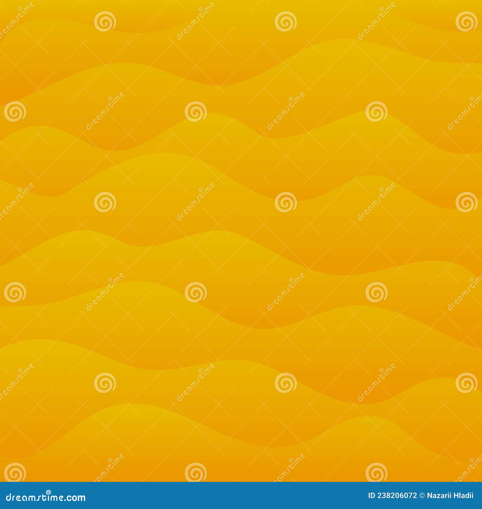 Wavy Liquid Background with Yellow Gradient. Vector Illustration. Stock ...