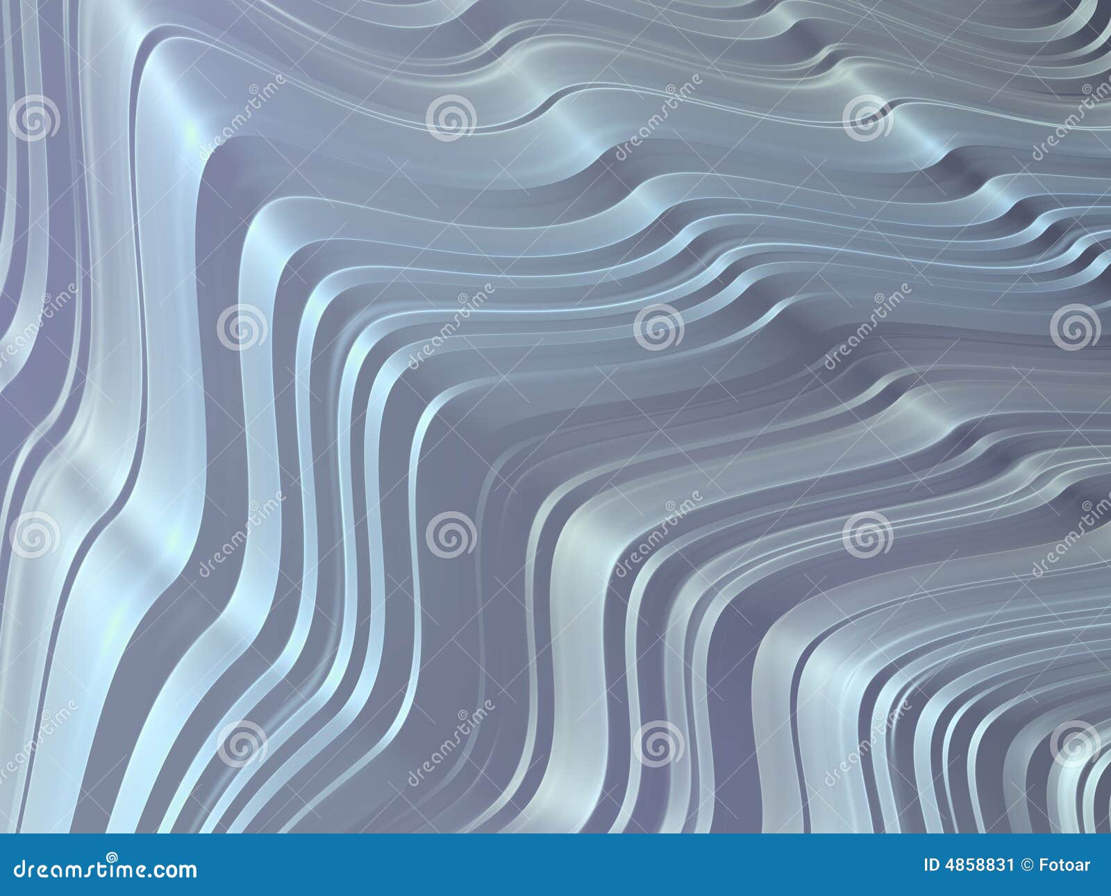 Wavy Metallic Abstract Background Stock Illustration - Illustration of ...