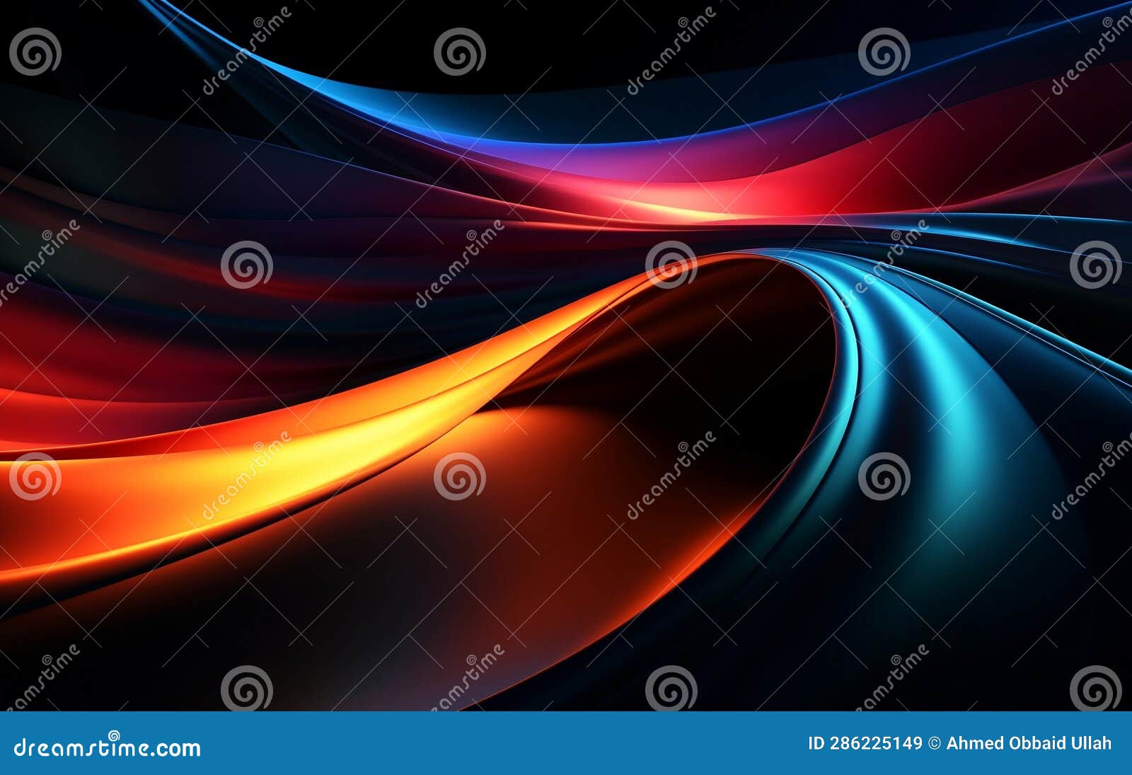 Wavy Motion Flowing Illustration Background Stock Image - Image of ...