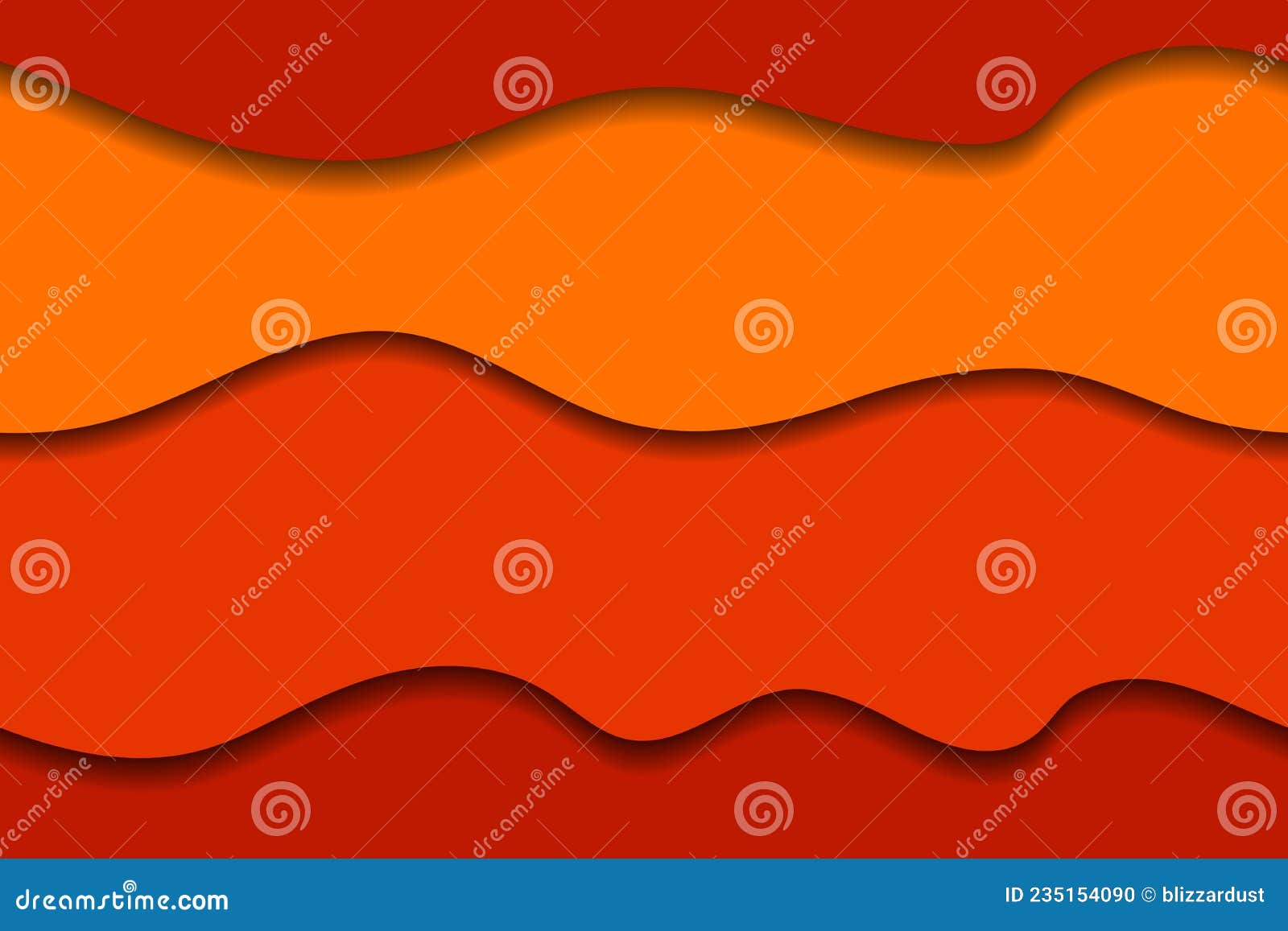 Wavy Paper Cut Background in Seamless Pattern Vector Illustration Stock ...