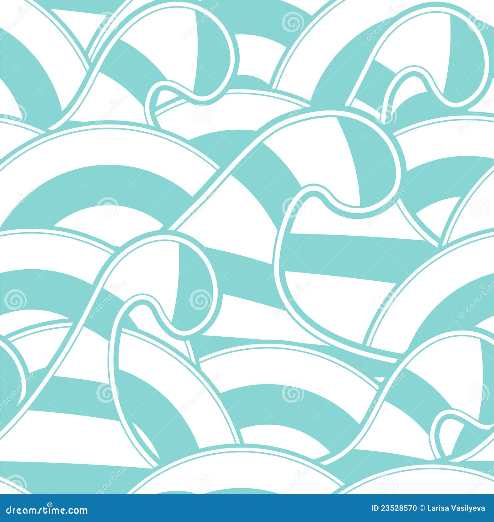 Wavy pattern stock vector. Illustration of repeat, abstract - 23528570