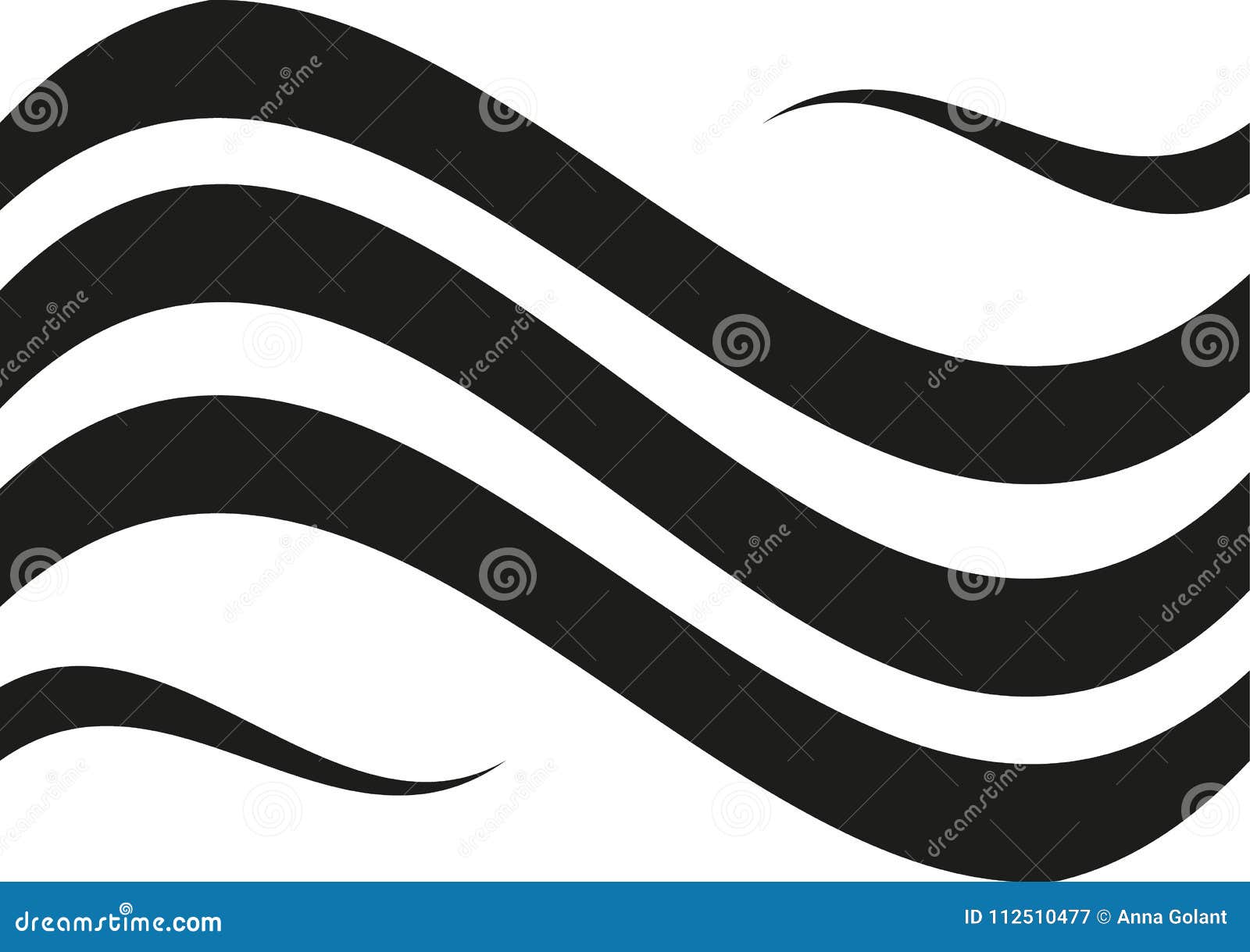 Wavy Pattern. Dynamic. Motion Lines Stock Vector - Illustration of ...