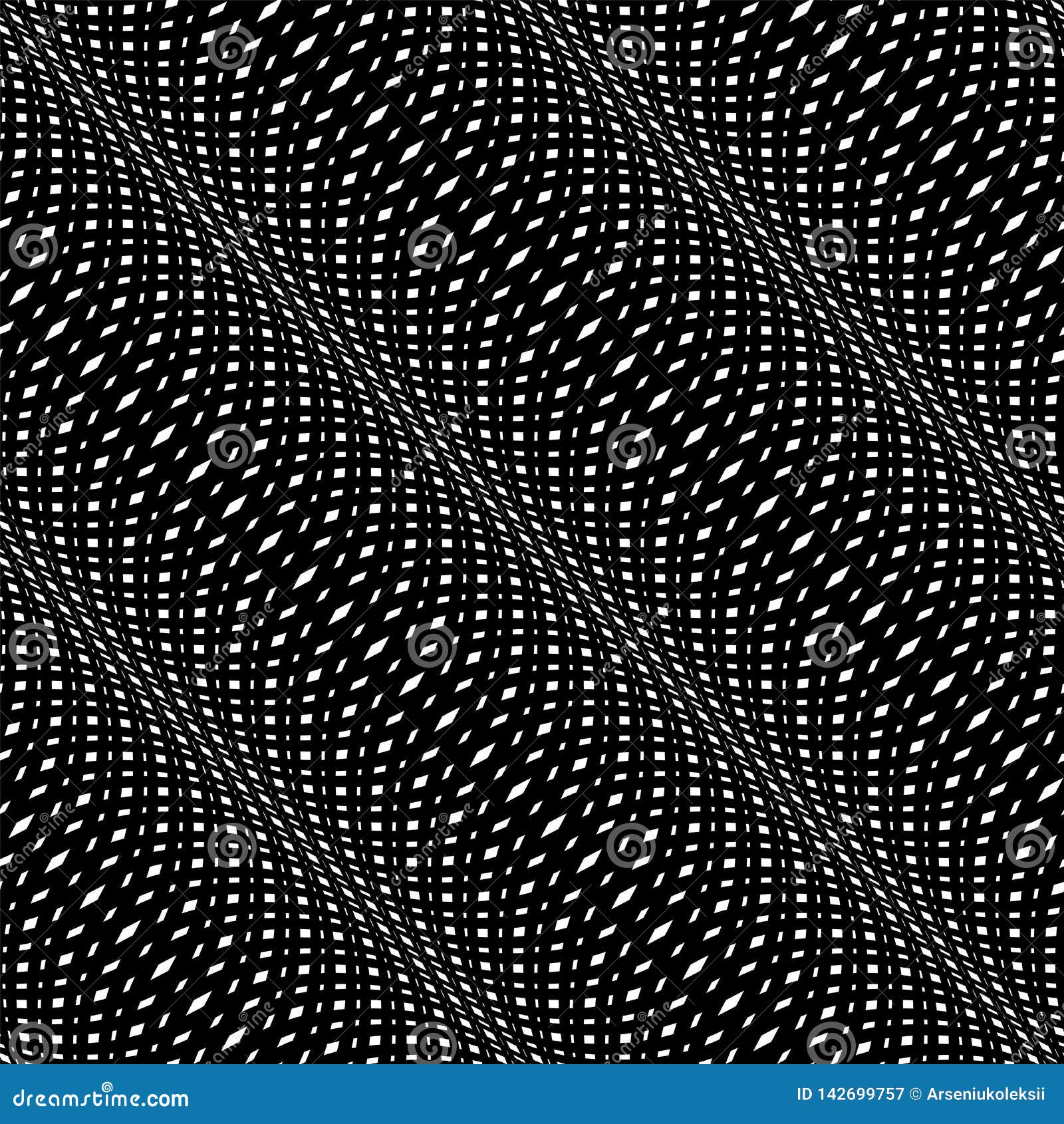 Wavy Pattern with Optical Illusion of Movement. Stock Vector ...