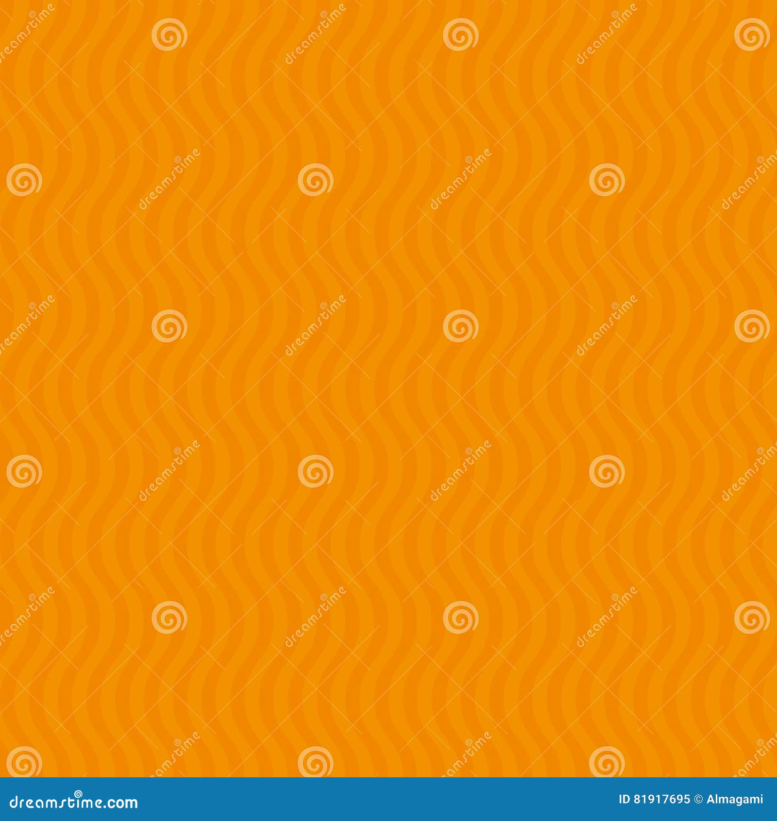 Wavy Pattern. Orange Neutral Seamless Pattern for Modern Design Stock ...