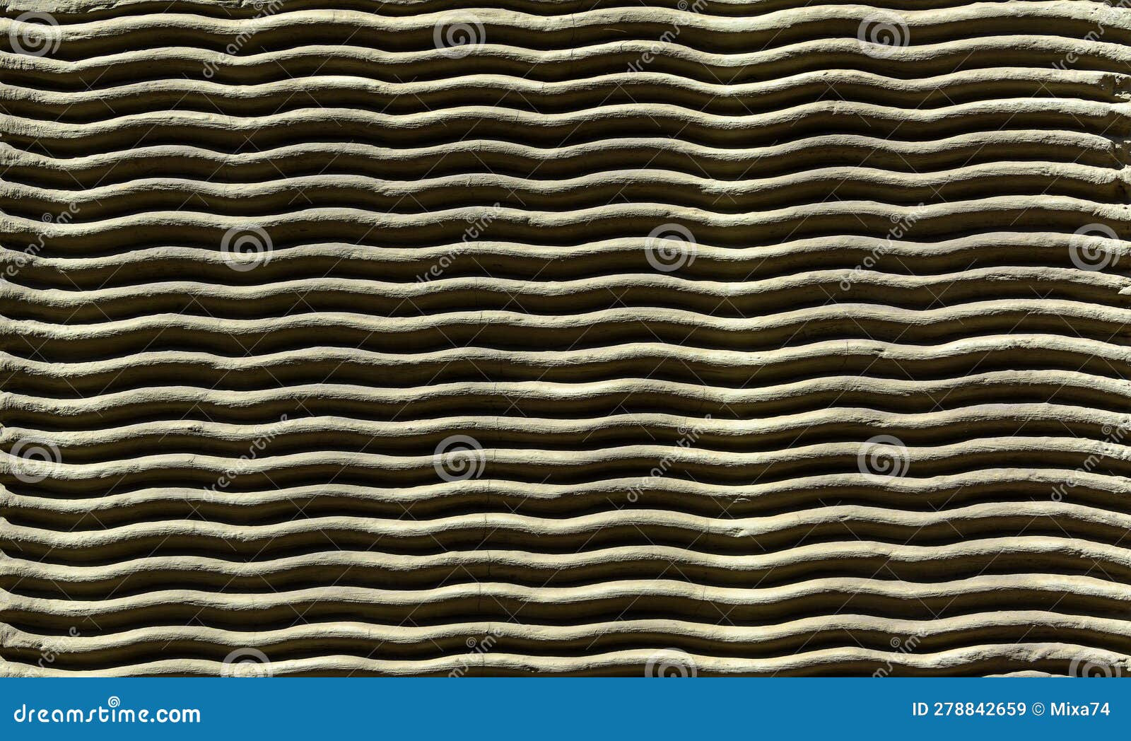 Wavy Pattern on Plastered Wall 4 Stock Image - Image of structure ...