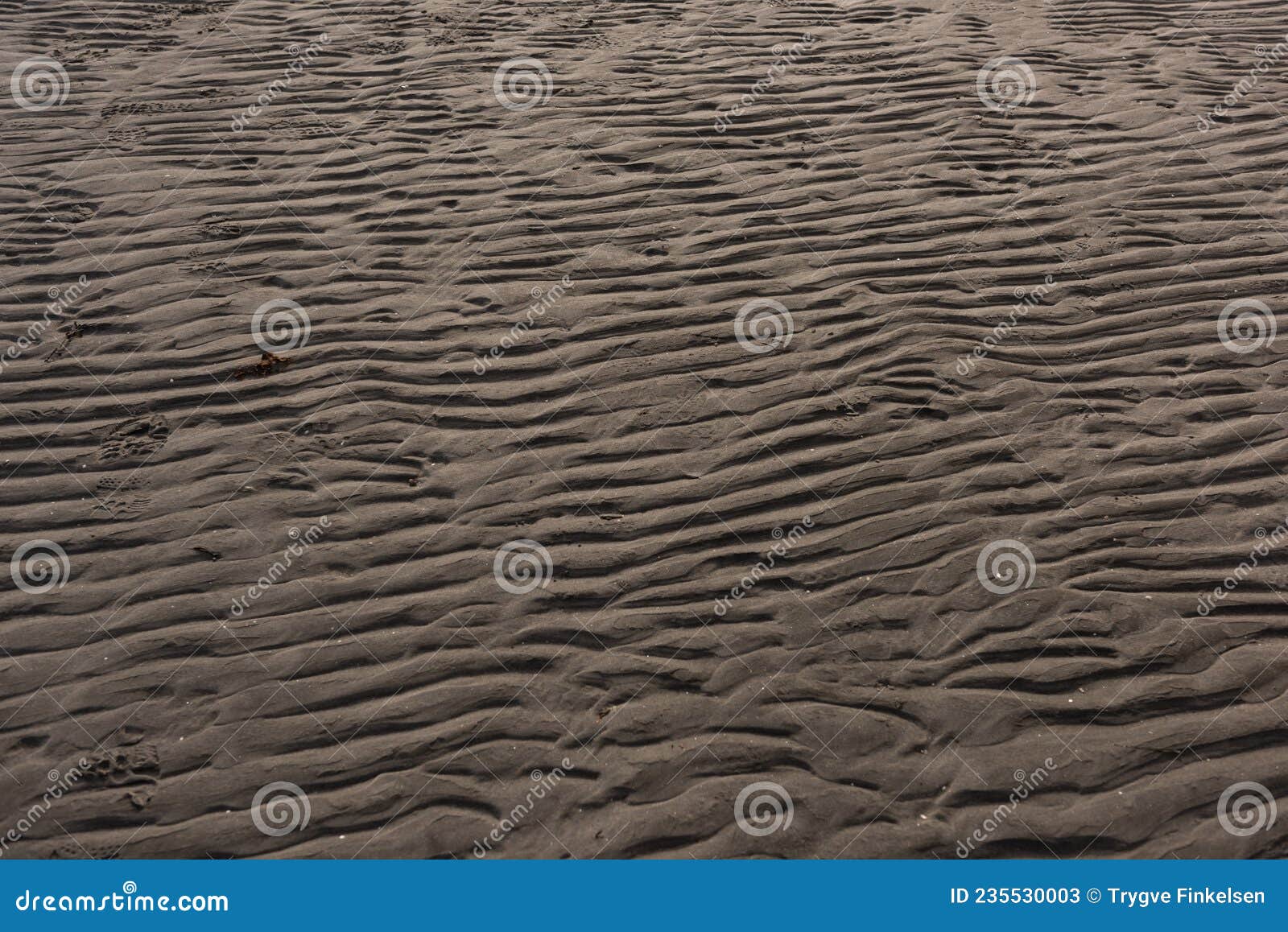 Wavy Pattern of Sand on a Beach Stock Image - Image of sand, beach ...
