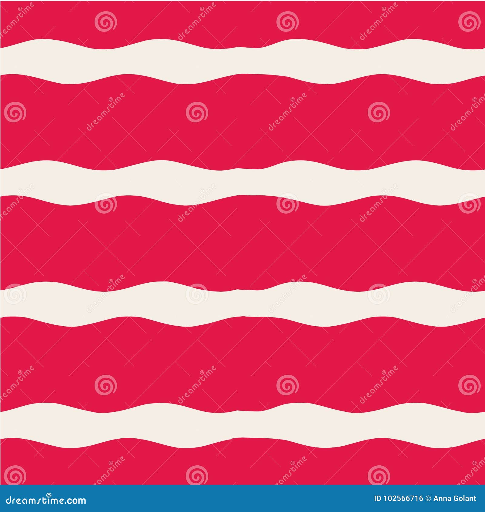 Wavy Pattern. Seamless Vector Illustration the Background for Printing ...