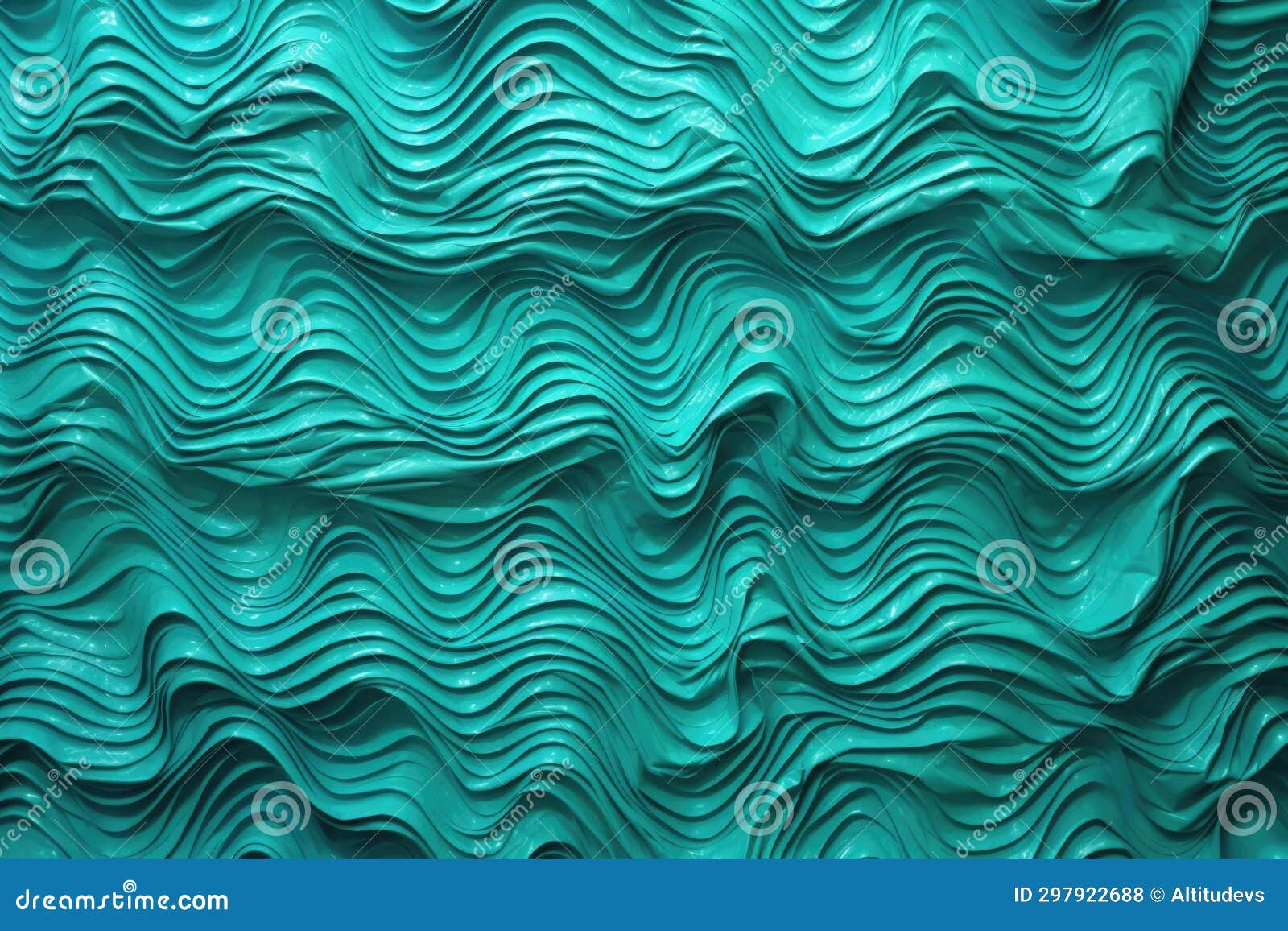 Wavy Patterns on a Bubble-wrapped Surface Stock Photo - Image of ...