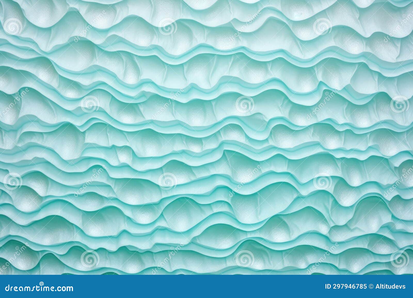 Wavy Patterns On A Bubble-wrapped Surface Stock Photography ...