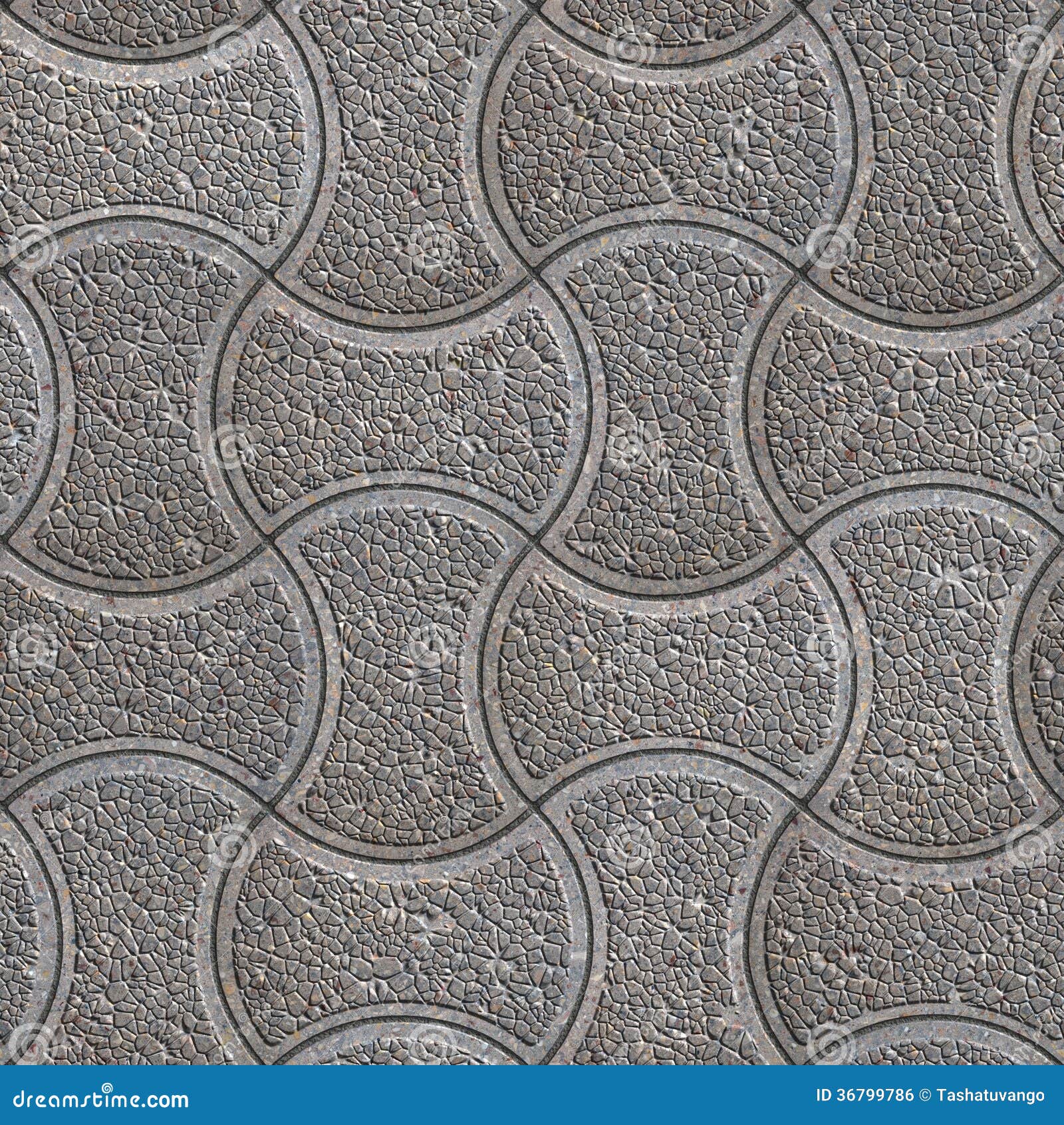 Wavy Paving Slabs. Seamless Tileable Texture. Stock Photo - Image of ...