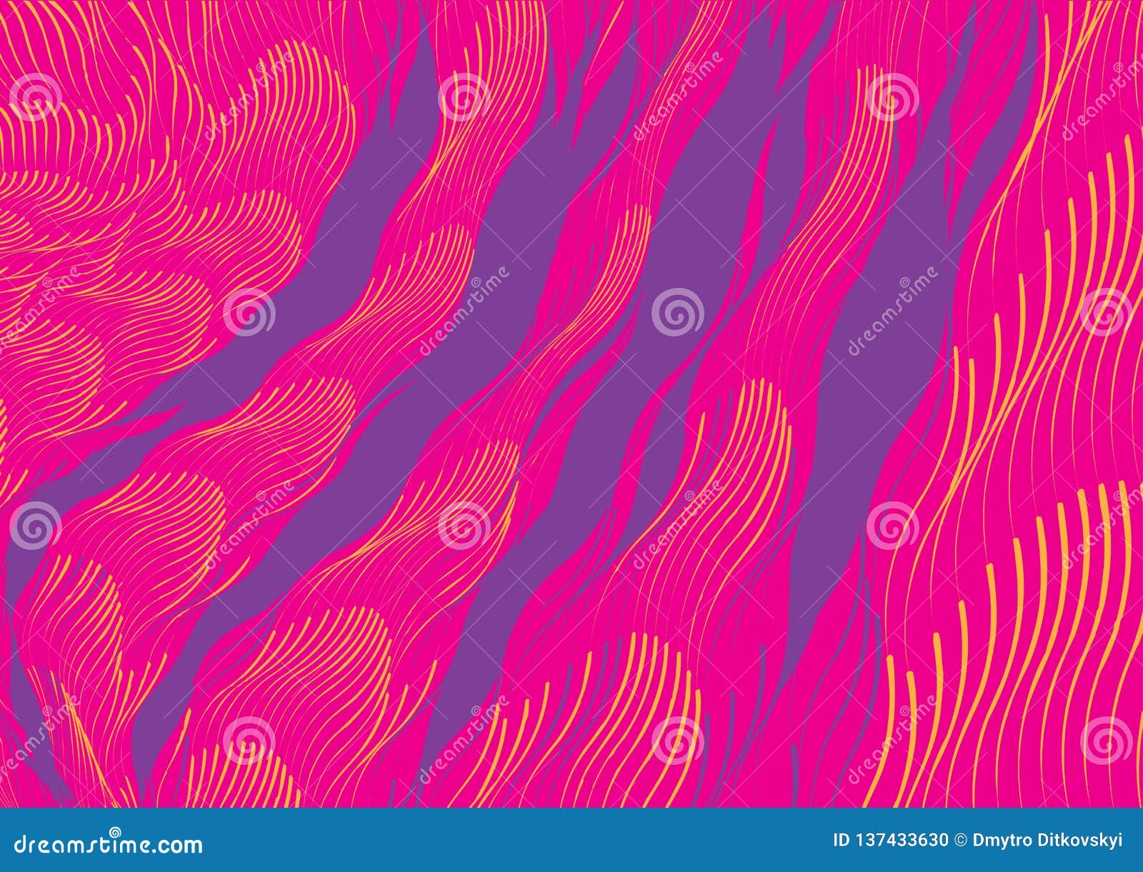 Wavy pink background stock vector. Illustration of graphic - 137433630