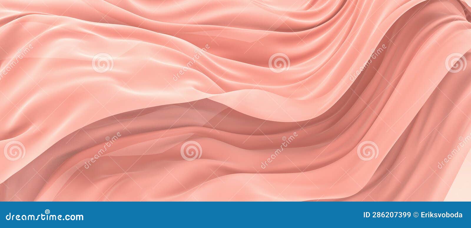 Wavy Pink Fabric. Veil Ripple with Wind. Pink Abstract Background Stock ...