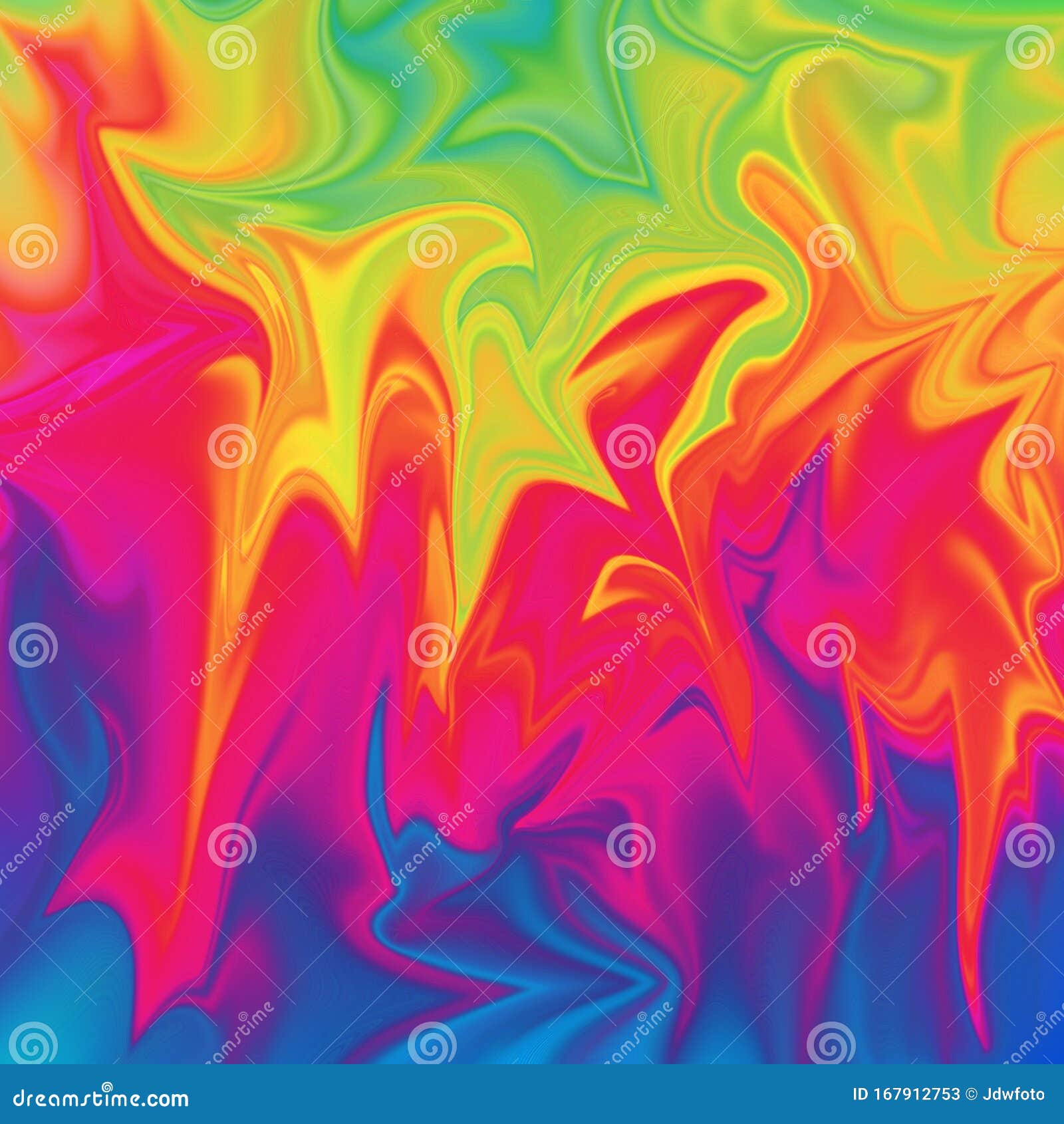 Flashy Wavy Background For Reggae Night Party Design. Iridescent Vector ...