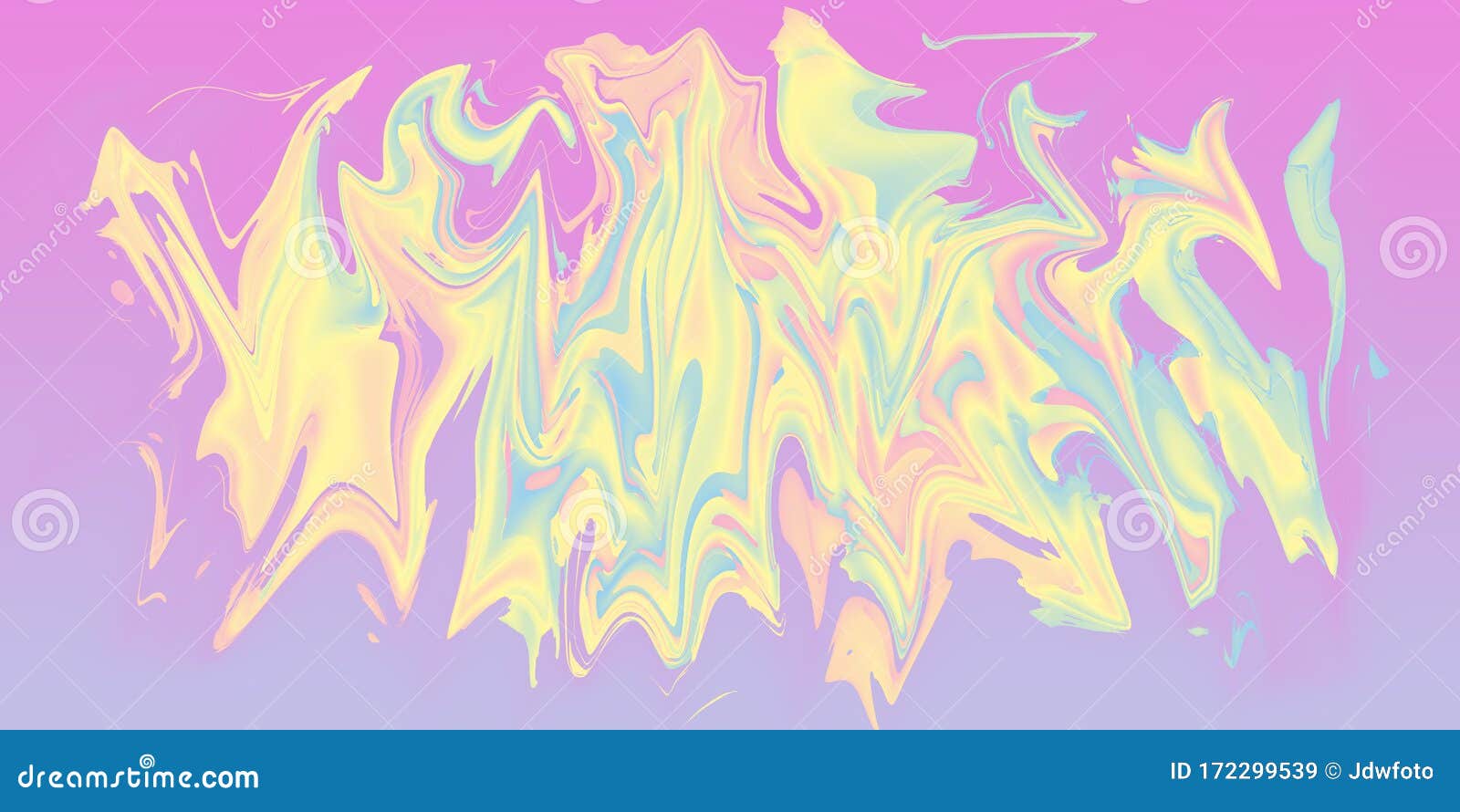 Wavy Psychedelic Blob stock illustration. Illustration of blob - 172299539