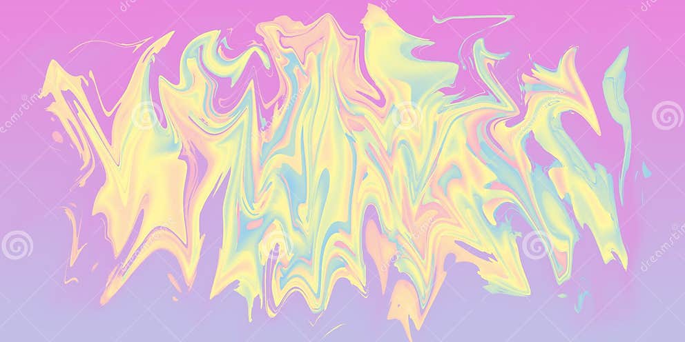 Wavy Psychedelic Blob stock illustration. Illustration of blob - 172299539