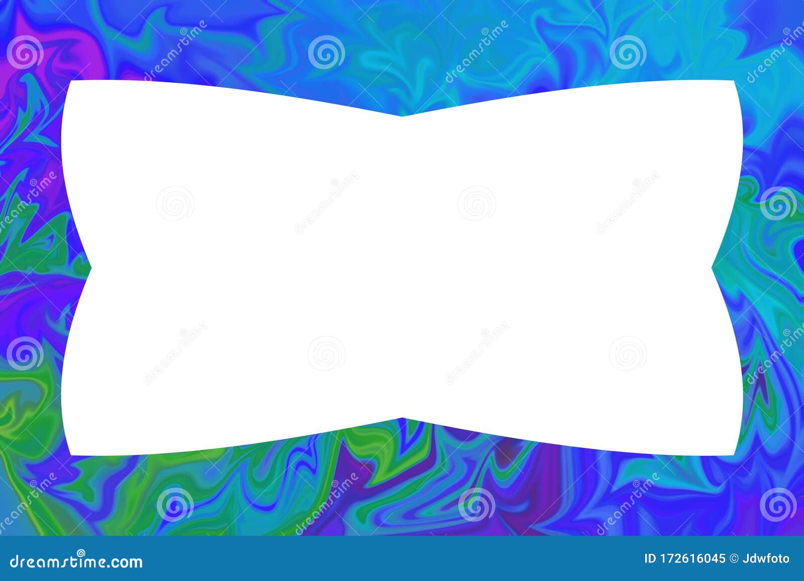 Psychedelic Border Vector Illustration | CartoonDealer.com #6660729