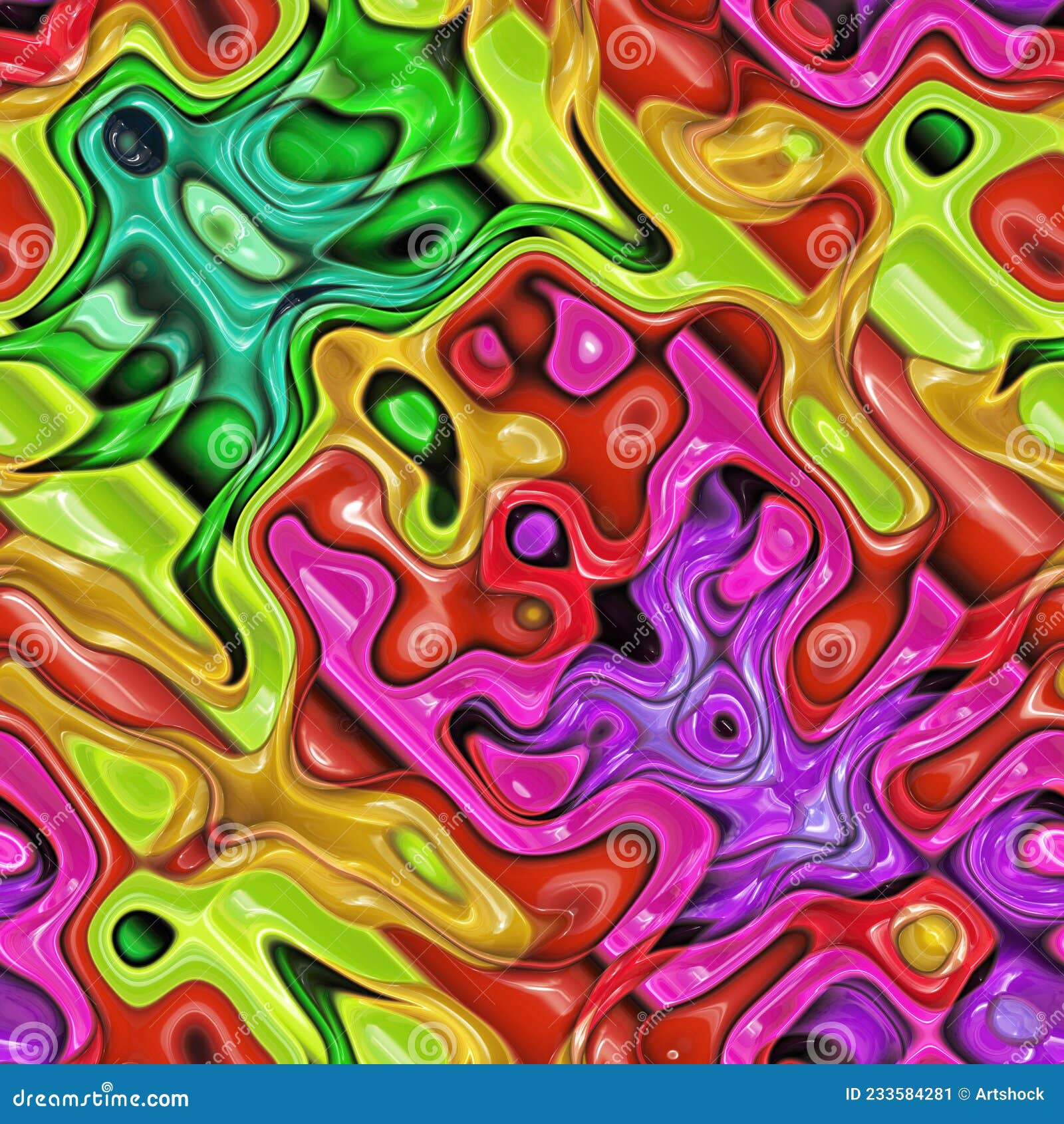 Wavy rainbow background stock illustration. Illustration of decorative ...