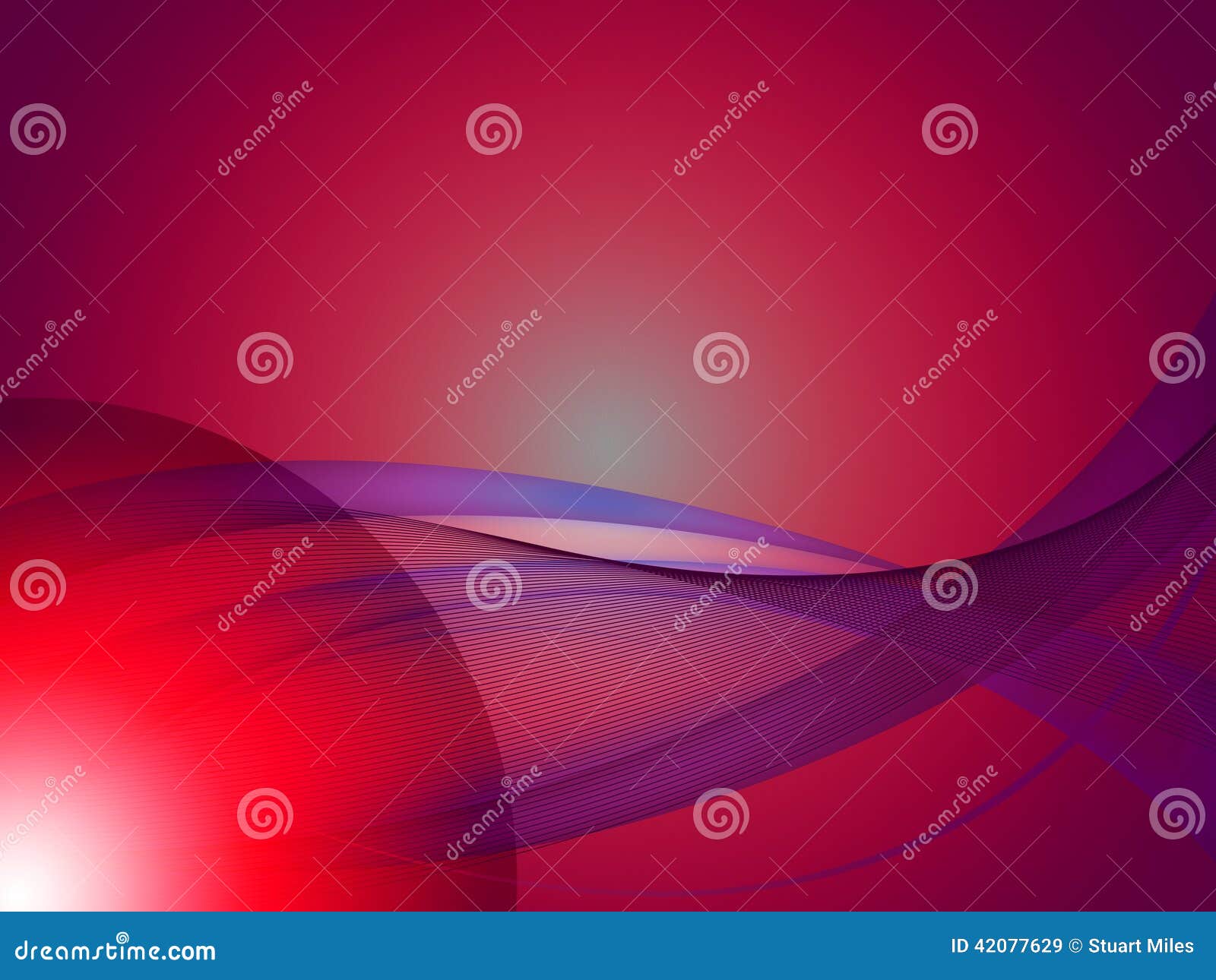 Wavy Red Background Shows Wavy Wallpaper or Creation Stock Illustration ...