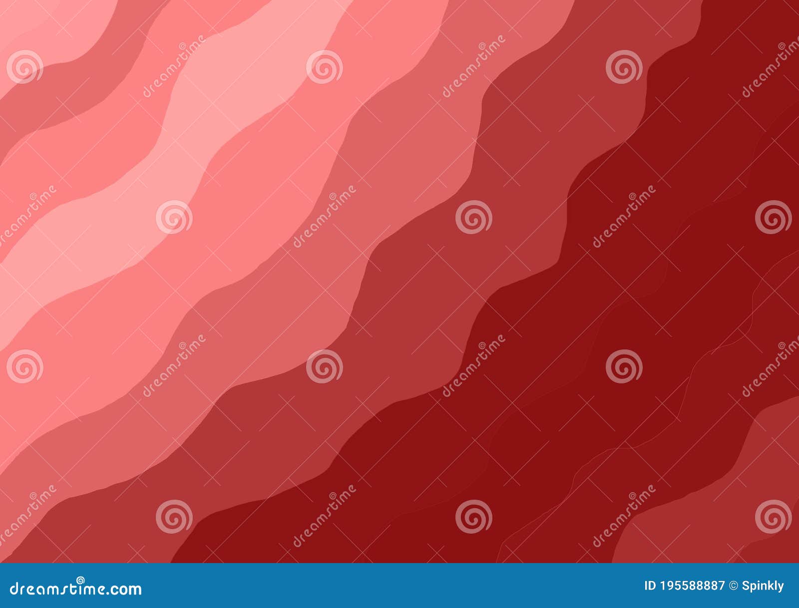 Wavy Red Strips Pattern for Wallpapers Stock Illustration ...