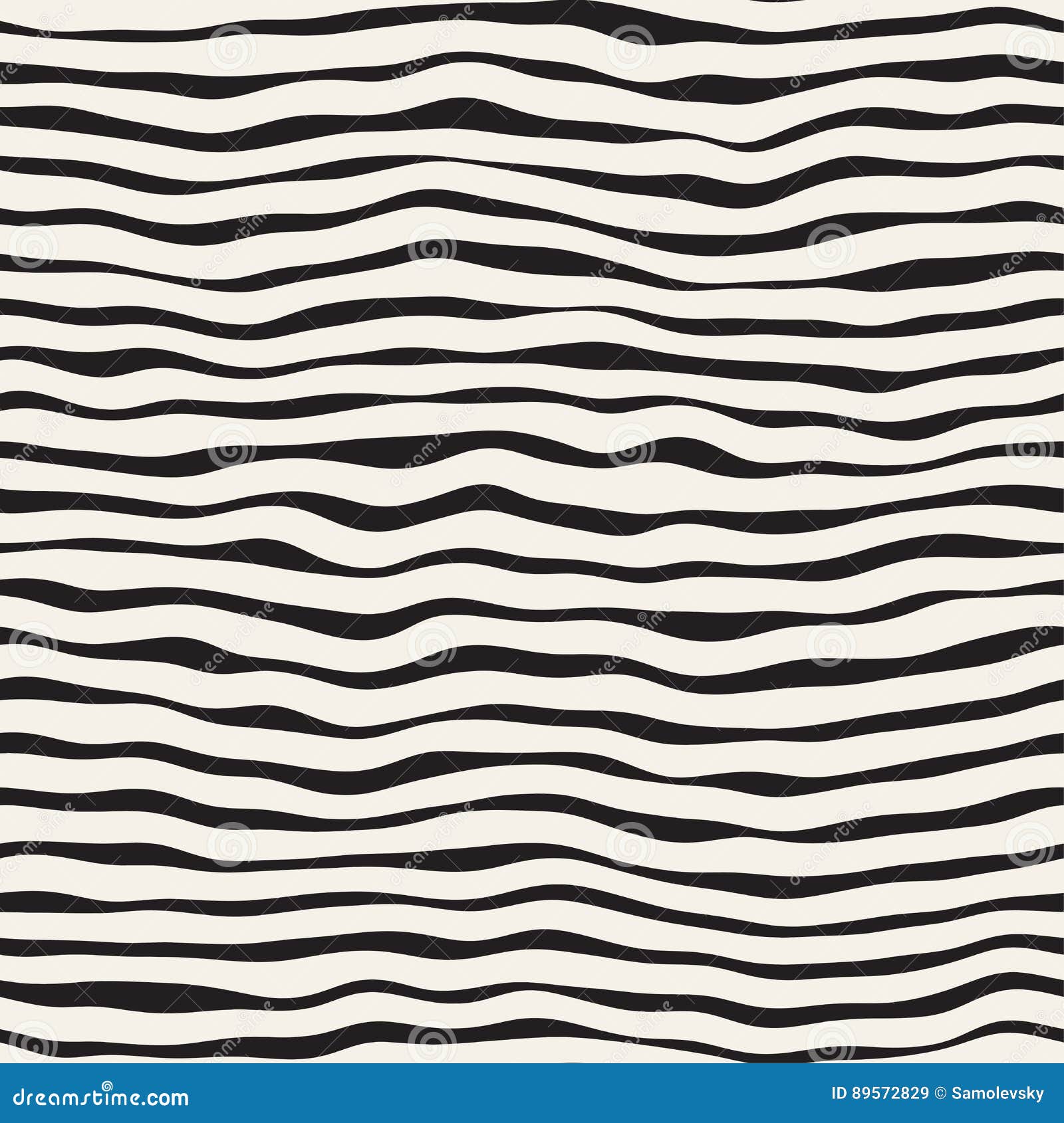 Wavy Ripple Hand Drawn Lines. Abstract Geometric Background Design ...