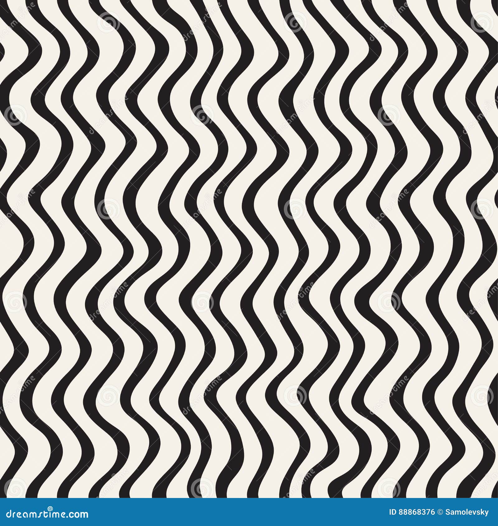 Wavy Ripple Hand Drawn Lines. Abstract Geometric Background Design ...