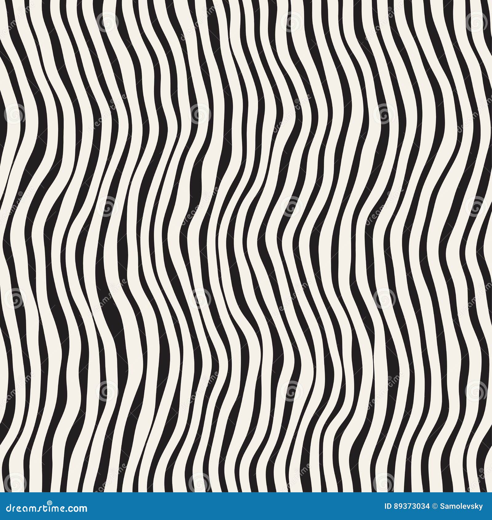 Wavy Ripple Hand Drawn Lines. Abstract Geometric Background Design ...