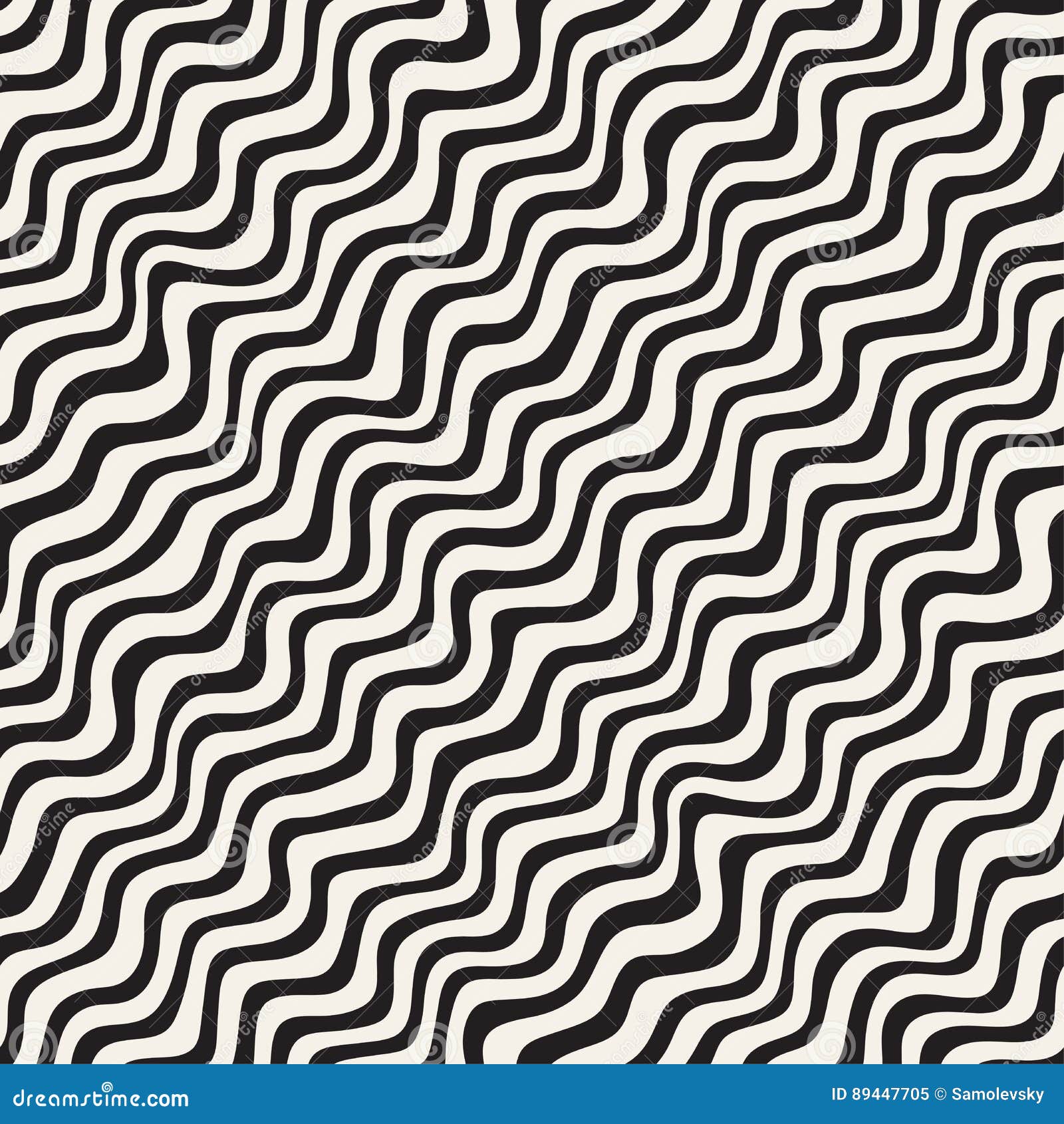 Wavy Ripple Hand Drawn Lines. Abstract Geometric Background Design ...