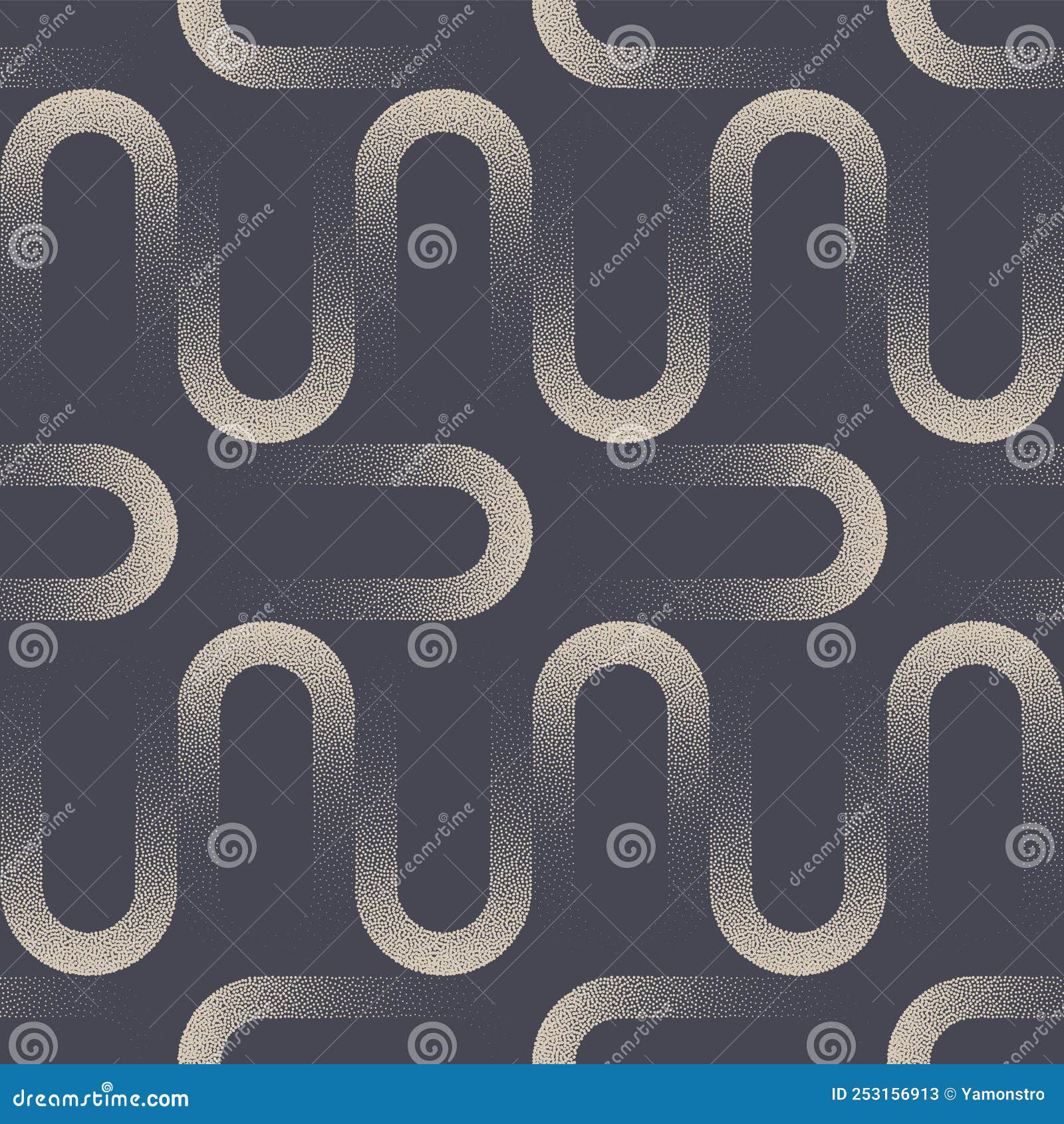 Loopable Vector Of Manta Ray And Bird Modules For Tessellation Pattern ...