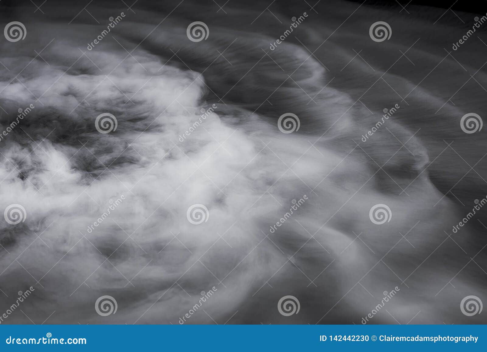 Wavy Rolling Dry Ice Fog Clouds Stock Photo - Image of magic, design ...