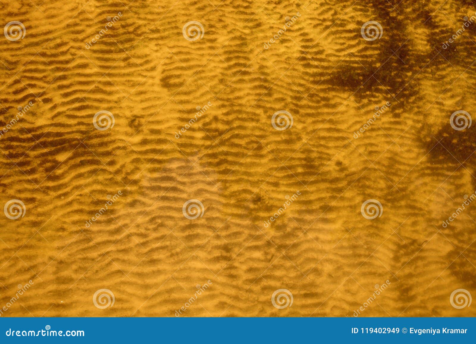 Texture of Water Ripples on the Bottom of a Forest Lake Stock Image ...