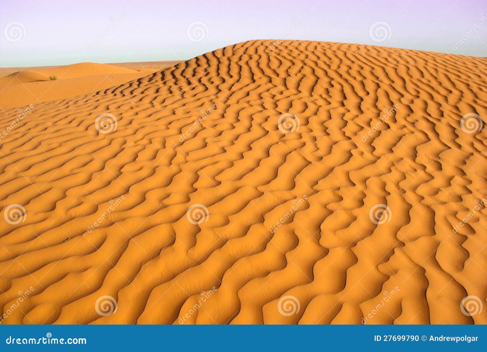 Wavy sand dune stock photo. Image of dune, mauritania - 27699790