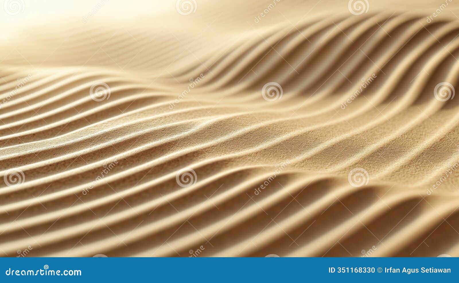 Wavy Sand Dunes Desert Landscape Texture Stock Illustration ...