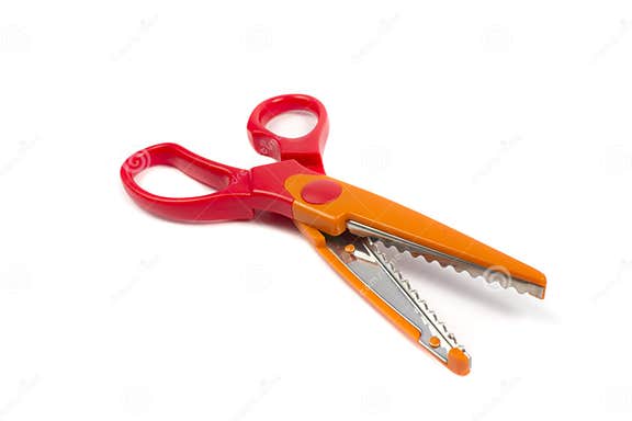 Wavy scissors 2 stock image. Image of color, child, creativity - 21709869