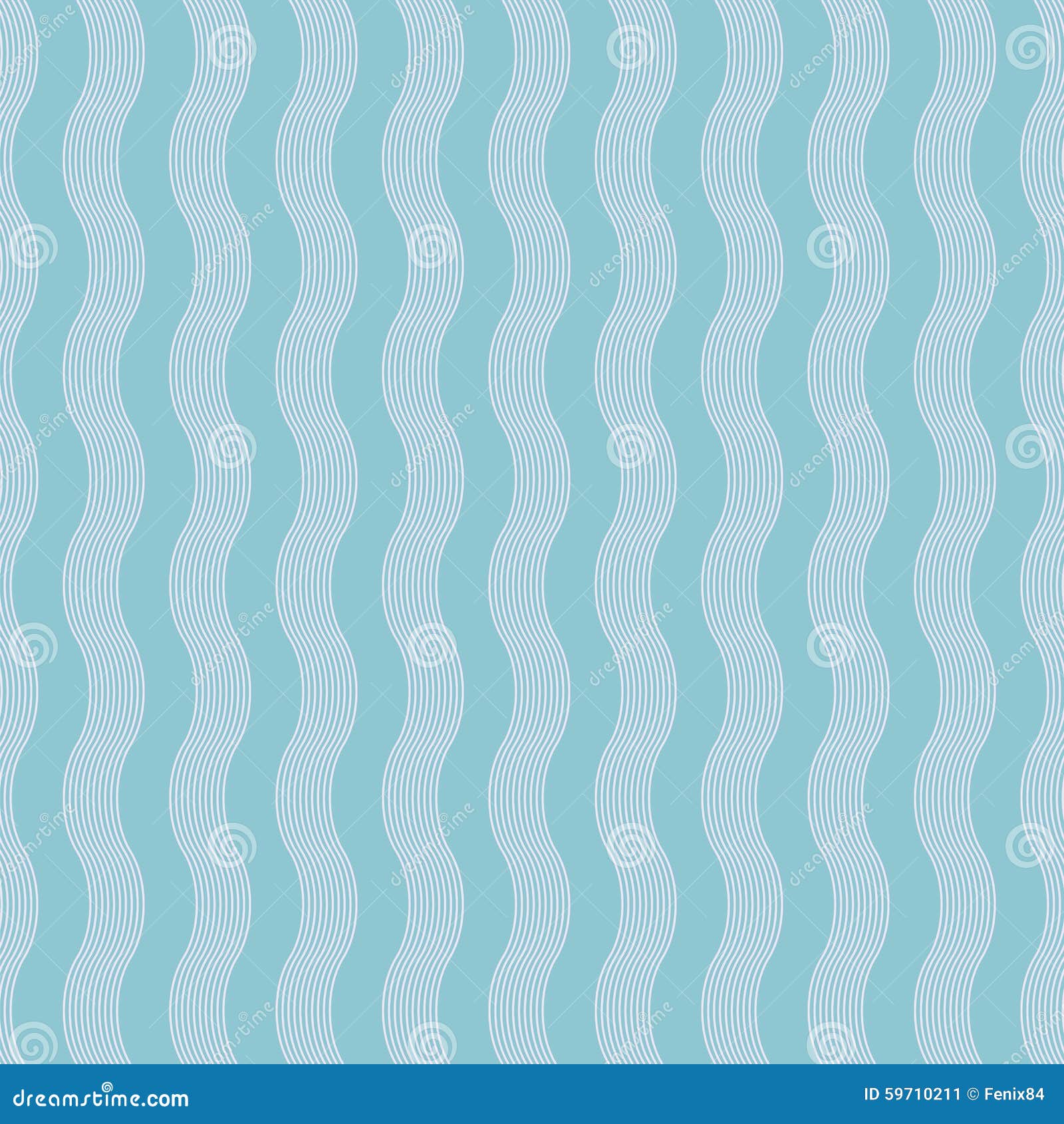 Wavy Seamless Repeating Pattern. Stock Vector - Illustration of ...