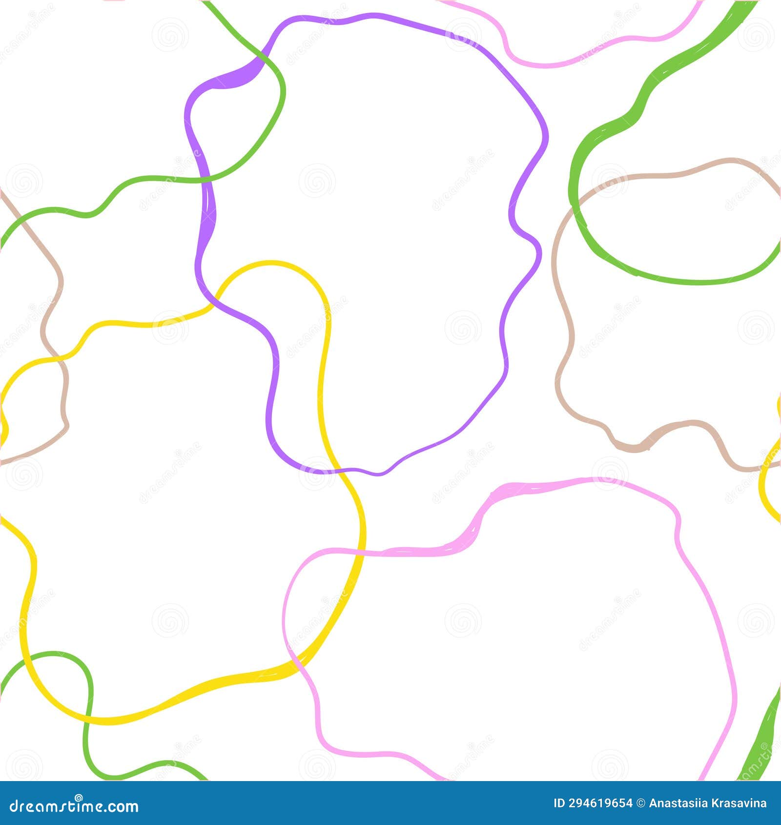 Wavy Seamless Trippy Pattern. Seamless Pattern of Colorful Abstract ...