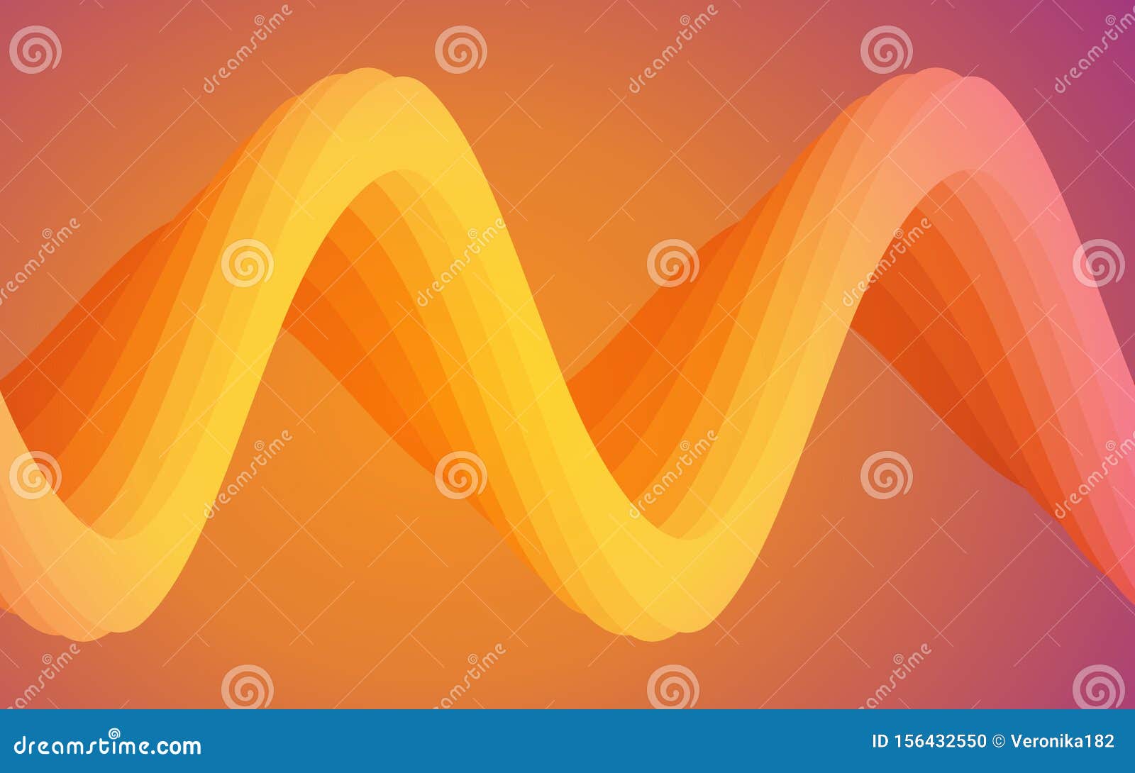 Wavy shapes stock vector. Illustration of graphic, flow - 156432550