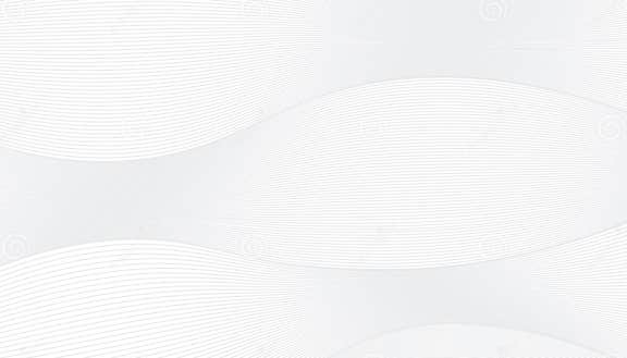 Wavy Smooth Lines Pattern Background. Abstract Modern Grey White Waves ...