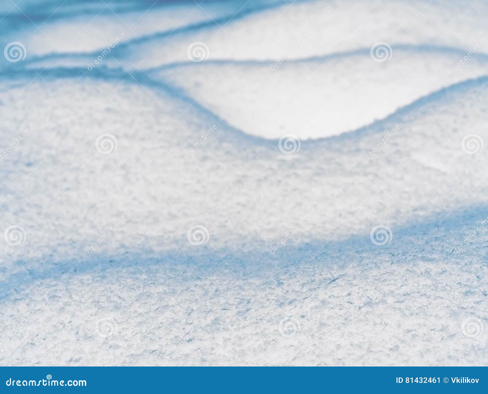 Wavy Snow Surface Background, Bumpy Land Covered by Newly-fallen Snow ...